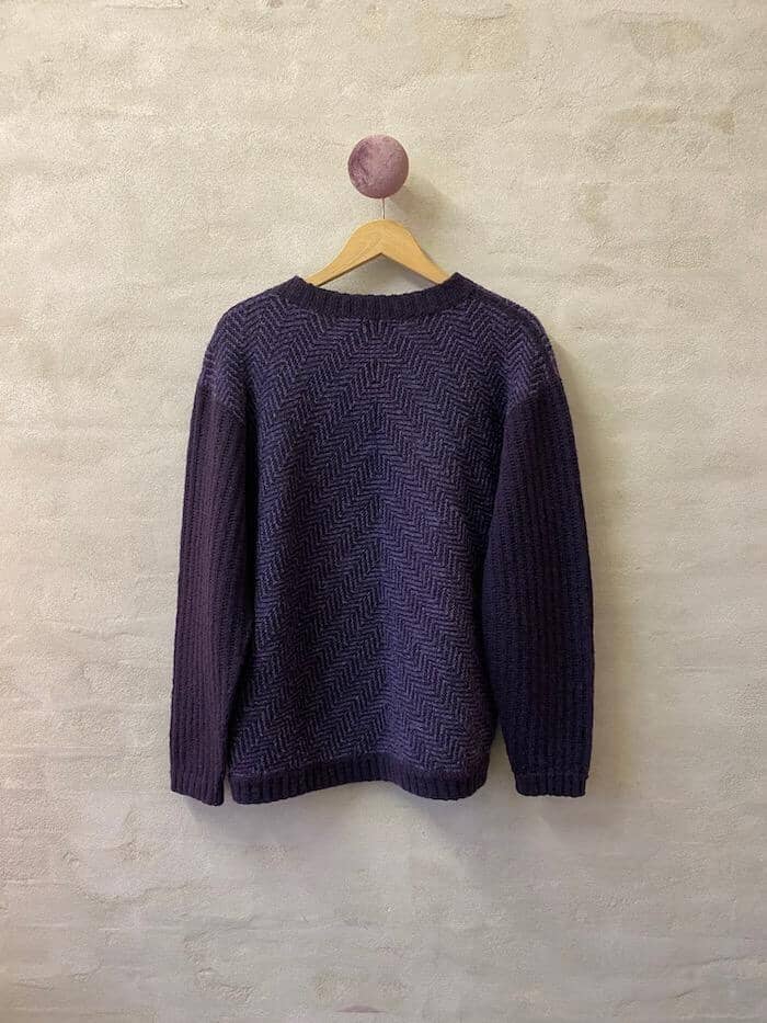 Brick mens sweater by Hanne Falkenberg, No 20 knitting kit