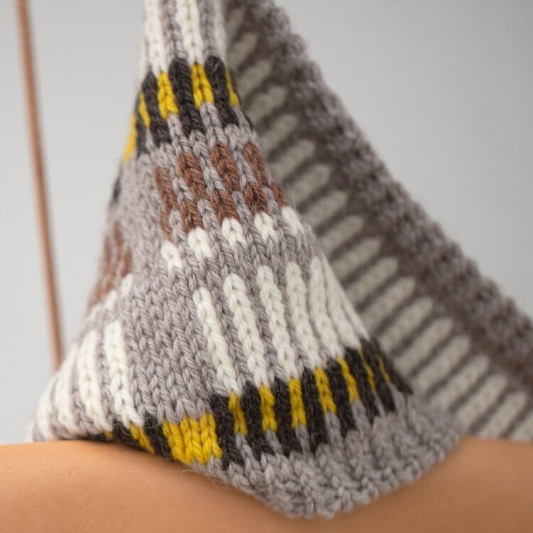 Column Cowl by Anne Ventzel, No 15 yarn kit (ex pattern)