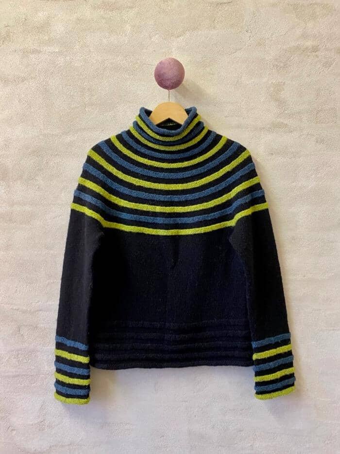 Corona sweater by Hanne Falkenberg, knitting kit