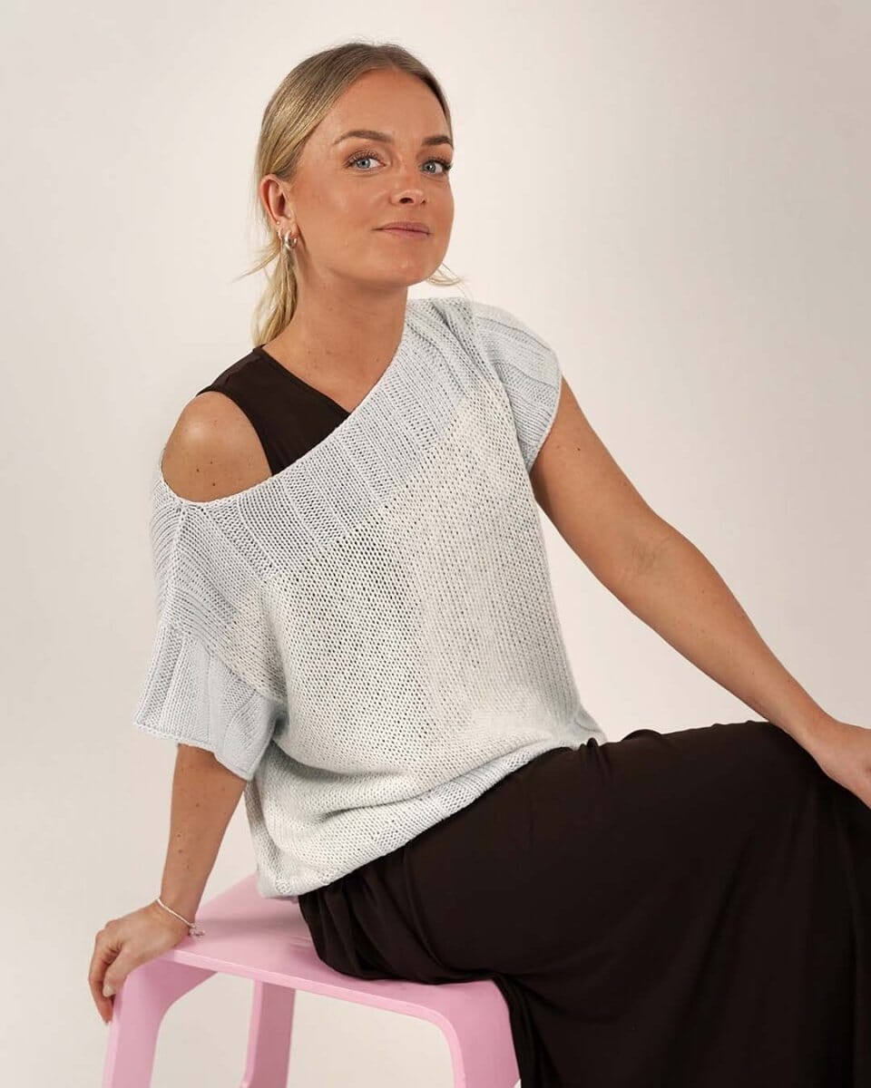 Rose tee | Easy Peasy summer knit | Design by Önling