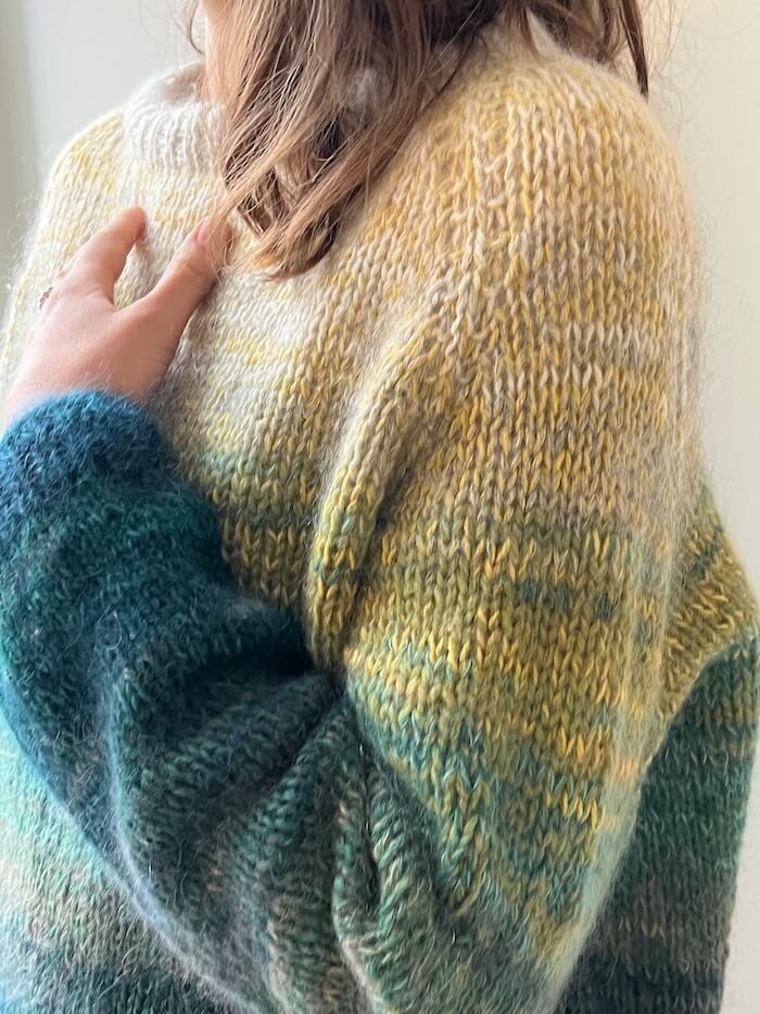 Iridia Sweater, knitting pattern