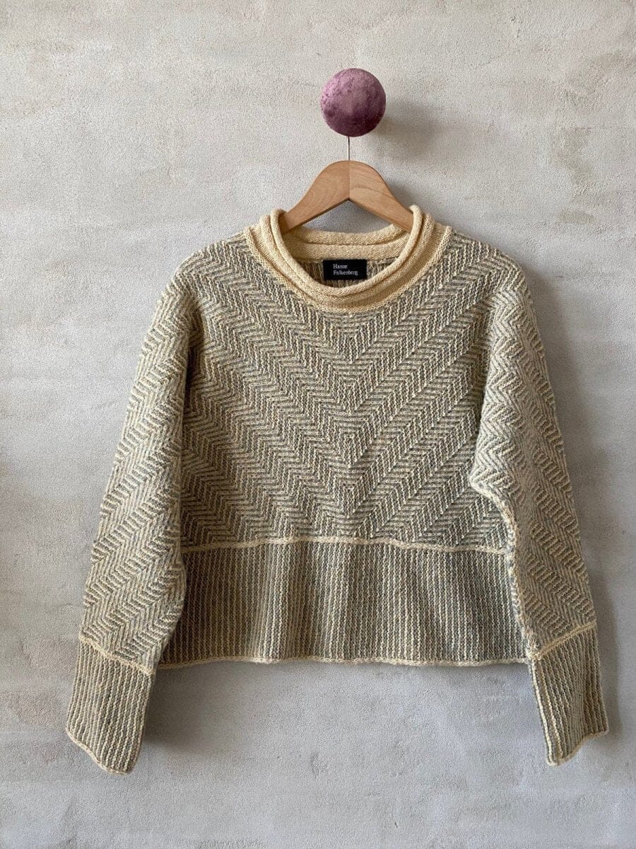 Jazz cardigan/sweater by Hanne Falkenberg, No 20 knitting kit