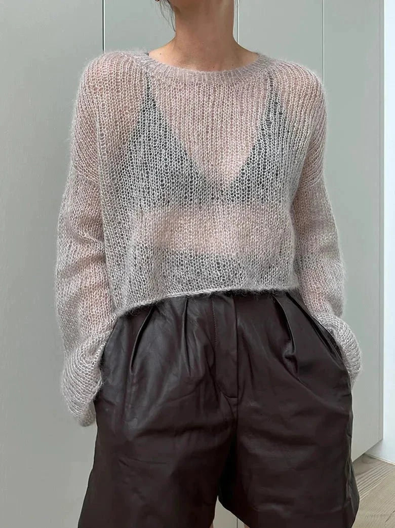 Light Loop sweater by Other Loops, No 10 with 2 strands yarn kit (ex p