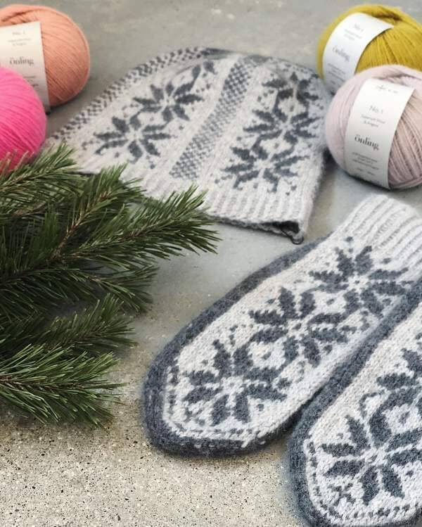 Nordic Mittens With Stars | Knitting pattern by Önling