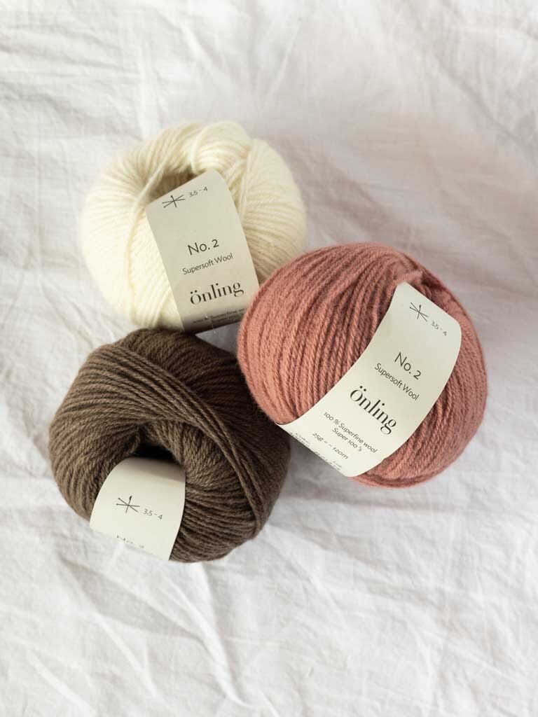 Önling No 2: Super Soft Merino Yarn for Luxurious Knitting Light Grey