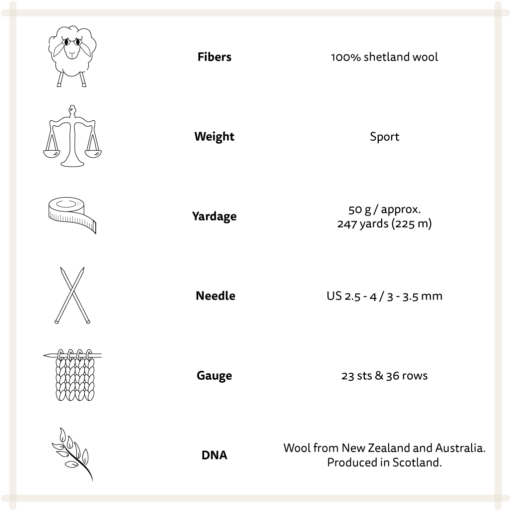 Önling No 20: Premium Shetland wool for timeless knits