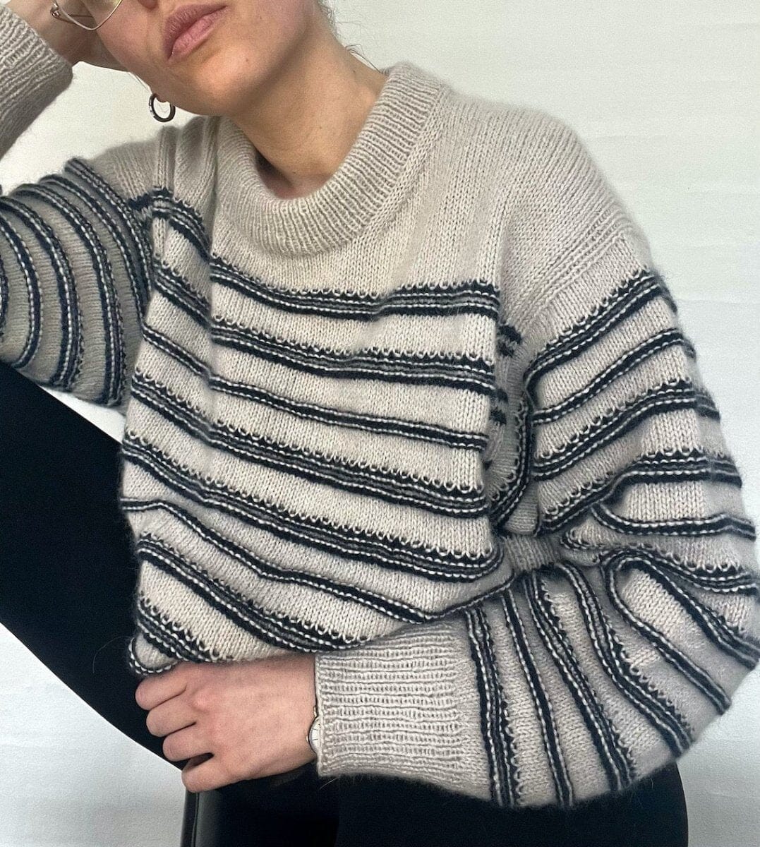 Structure Loop sweater by Other Loops, No 1 yarn kit (ex pattern)