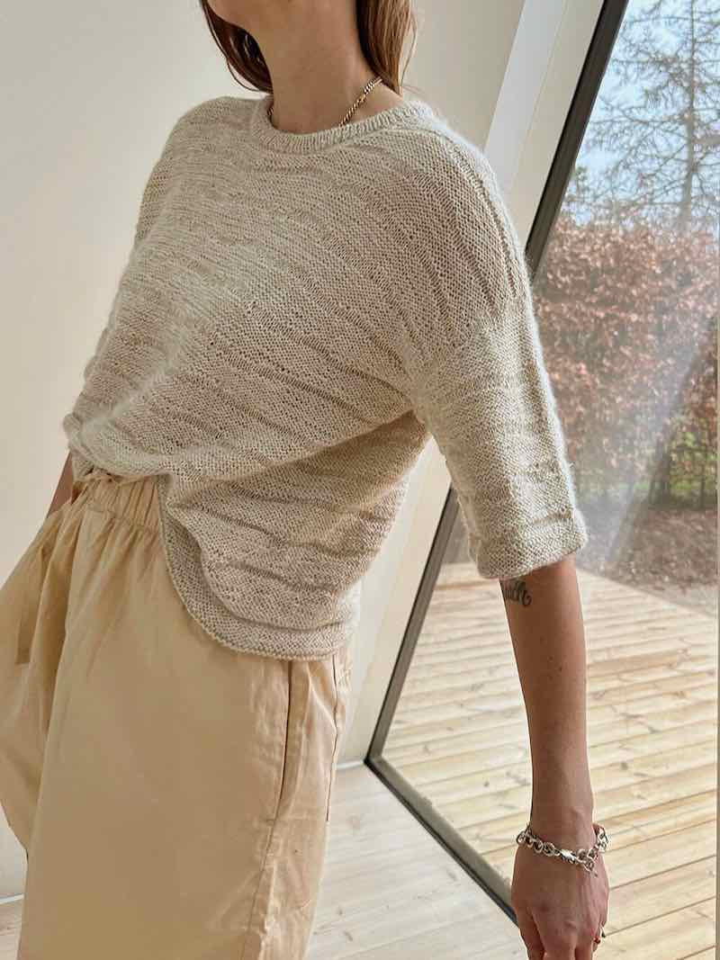 Tide Loop Tee by Other Loops, yarn kit in 100% Tencel