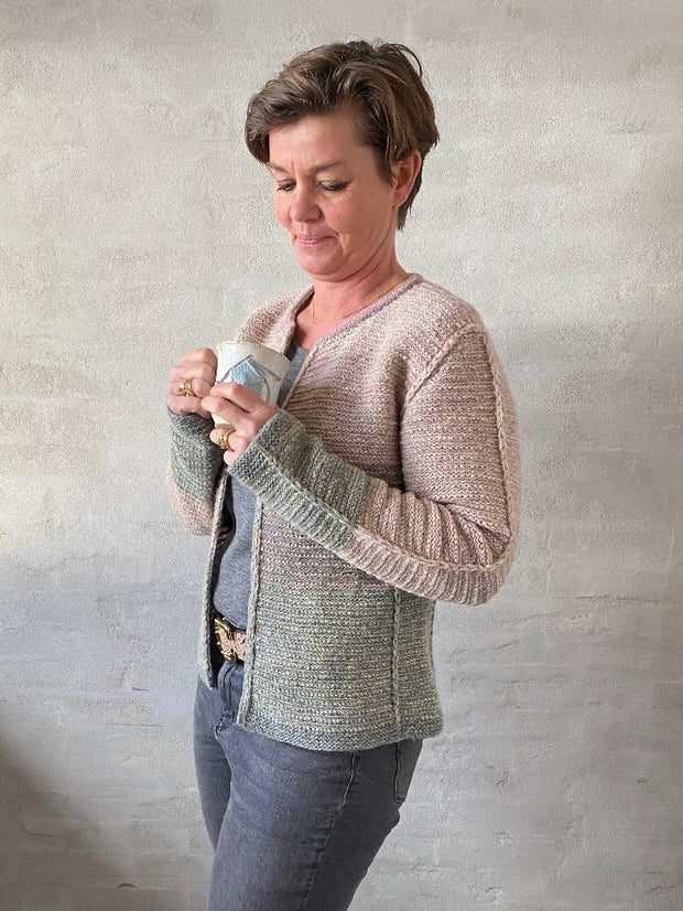 Tweedie jacket by Hanne Falkenberg, No 20 knitting kit (3 colors)