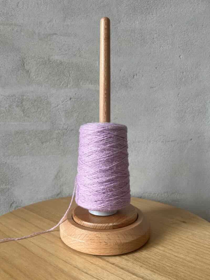 Wooden yarn cone holder